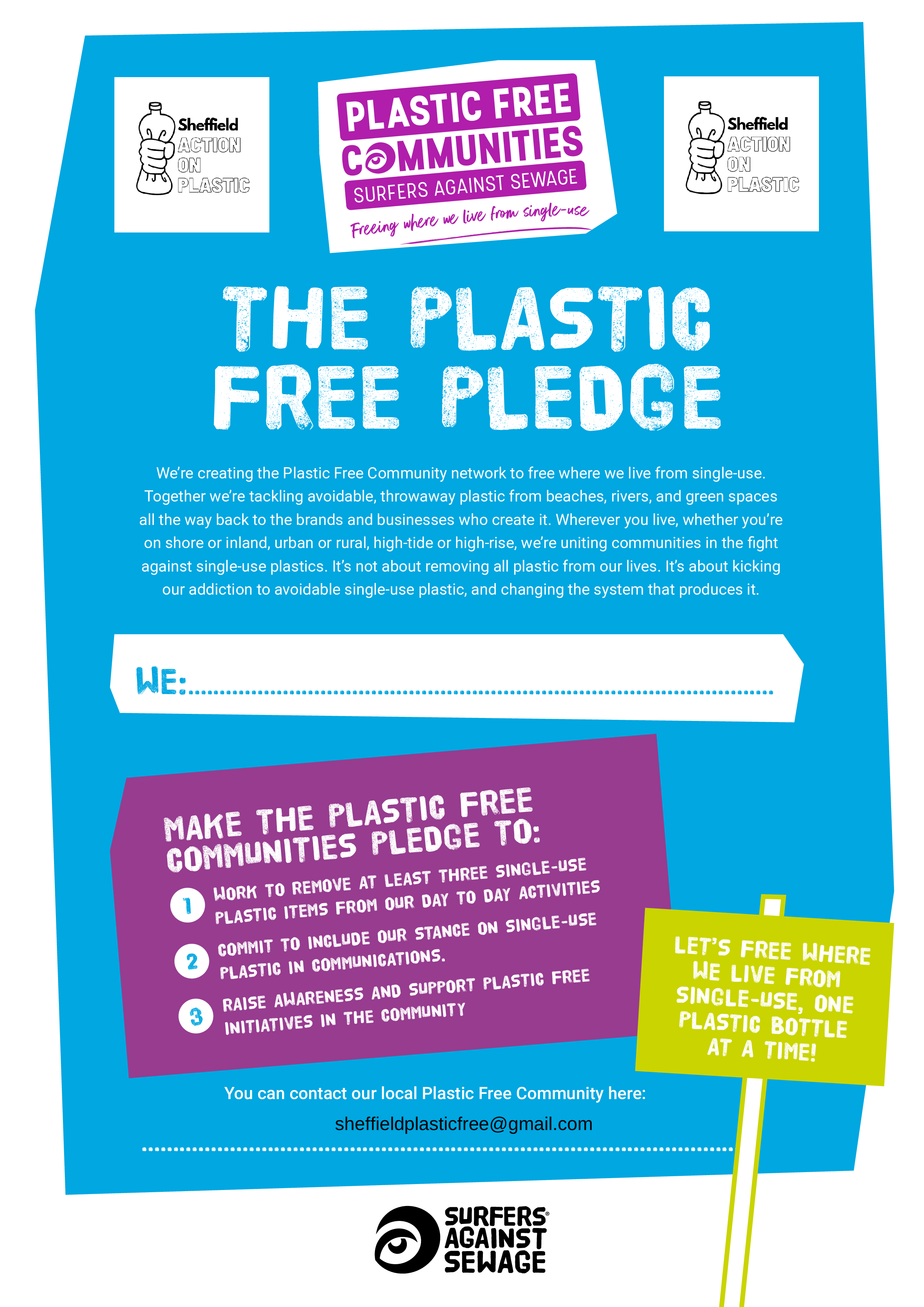 Become a Plastic Free Ally – Sheffield Action on Plastic